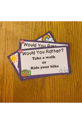 Spring Themed Would You Rather? Printable Activity | TPT