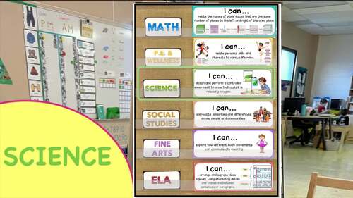 Alberta Curriculum, Grade 6 I CAN STATEMENTS for Science with Learning ...