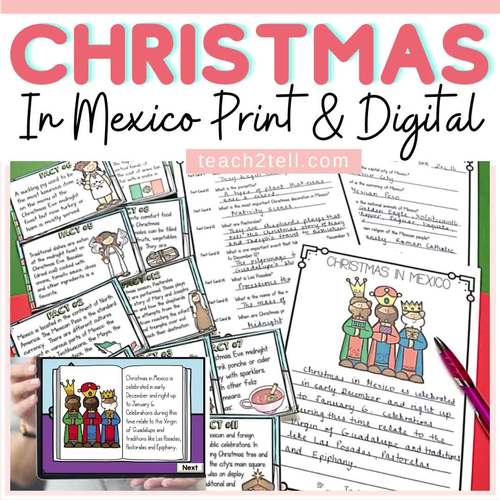Christmas in Mexico Print & Digital | Winter Holidays Around the World