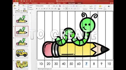 Thanksgiving Activities Math Puzzles Skip Counting Editable BUNDLE