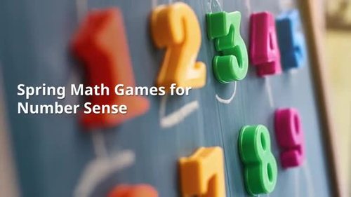 Spring Number Line Mystery by Kim Adsit by Kim Adsit | TPT