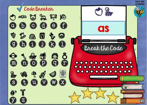 Sight Word Games Boom Cards Break the Code BUNDLE by Busy Bee Studio