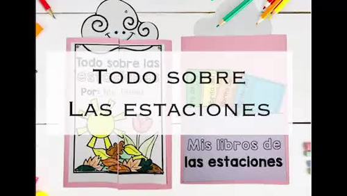 Las estaciones | Seasons in Spanish | Weather Activities in Spanish