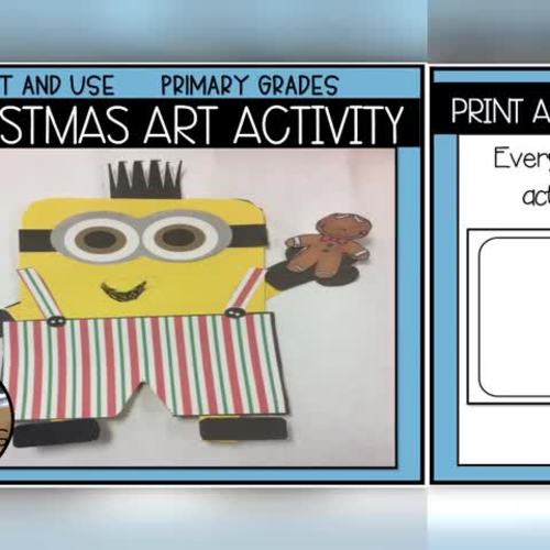 Christmas Art Activity for Your Bulletin Board | Stocking by Beachy Dreams