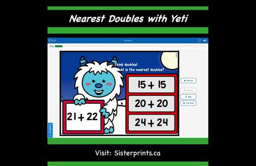 Nearest Doubles with Yeti by Sister Prints | TPT