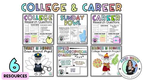 College and Career Activities Bundle by AVID Nerds | TPT