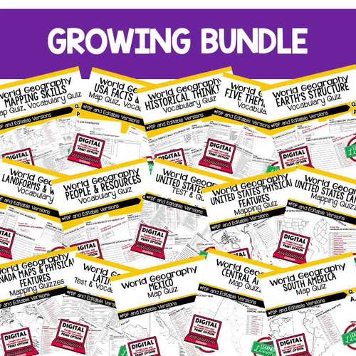 Mapping Skills Map Quiz, Mapping Skills Vocabulary Quiz Geography ...