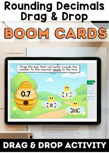 Rounding Decimals | Boom Cards™ | Nearest Whole, Tenth, and Hundredth