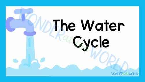 The water cycle foldable sequencing activity and presentation | TpT