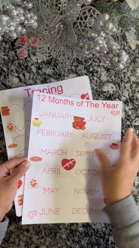 Valentine’s Day Preschool Worksheets Bundle | Tracing, Days of the Week ...