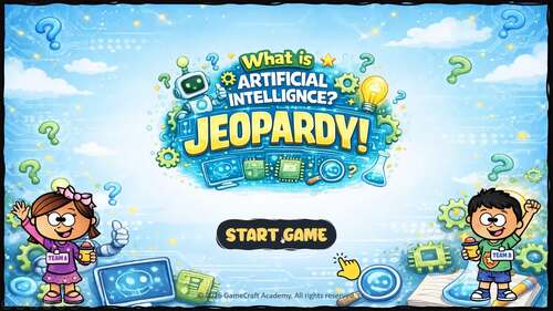 Artificial Intelligence Jeopardy Game No Prep 2 Teams Editable Grades 3 ...