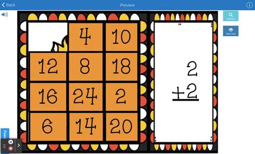 1st Grade Halloween | Add Doubles | Picture Reveal | Boom | TPT