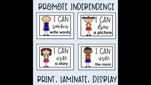 Early Finisher Choice Board for Back to School Bulletin Board | TPT