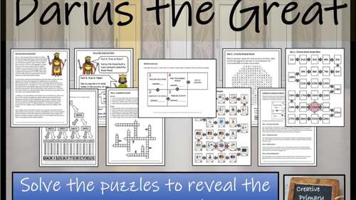 Darius the Great Escape Room Activity by Creative Primary Literacy