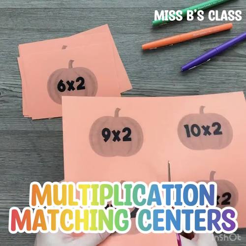 Multiplication Math Centers Bundle | 5 Holiday Themes by Miss B's Class