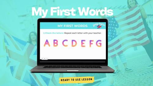 My First Words - Lesson 2: Letters A-G (2/6) by Going Languages | TPT