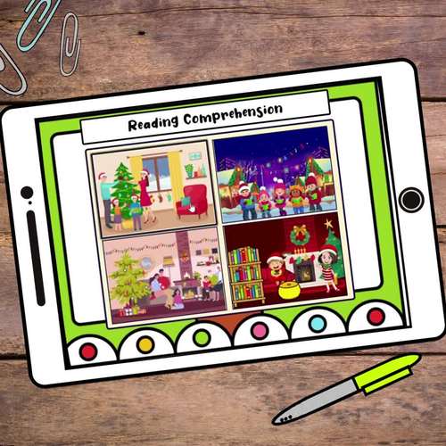 Christmas Reading Comprehension Boom Cards by Play and Learn Resources