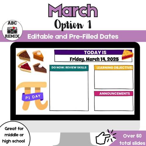 March Daily Slides - Women's History Month - Google Slides Template ...