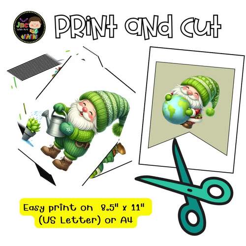 Earth Day Gnome Bulletin Board Kit | Spring Classroom Door Decor ...