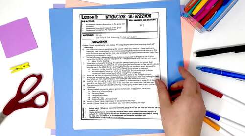 Self Advocacy | Elementary School Counseling Group Unit Asking for Help