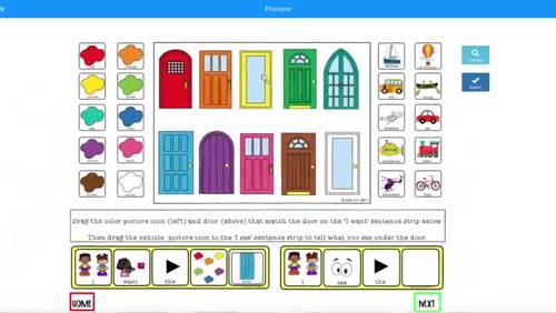 VEHICLE, DIGITAL BOOM CARD (AAC, SPEECH THERAPY) by SLP Britt | TpT