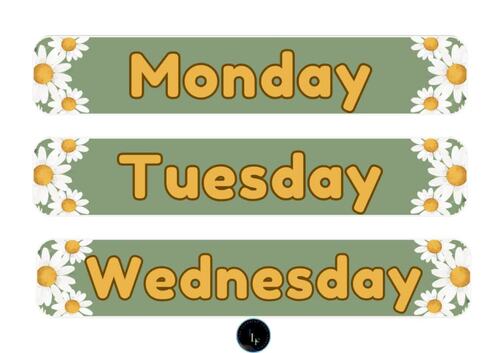 Classroom Calendars- Monthly Themes by The Learning Loop Frenchie