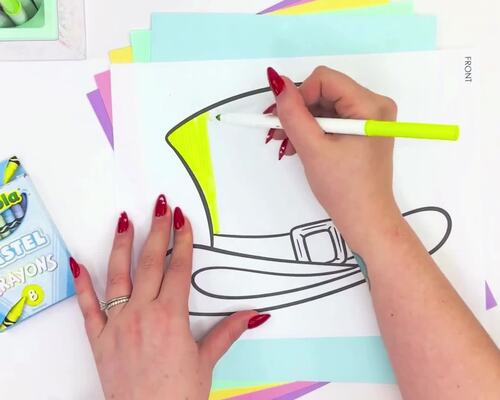 St. Patrick's Day Writing Craft | Leprechaun Hat Writing Craft Activity ...