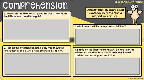 Thanksgiving Reading Comprehension Passages - Digital Thanksgiving ...