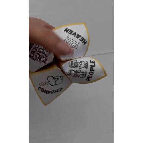 Tower of Babel, Bible Cootie Catcher, Sunday School Craft, Church Activity