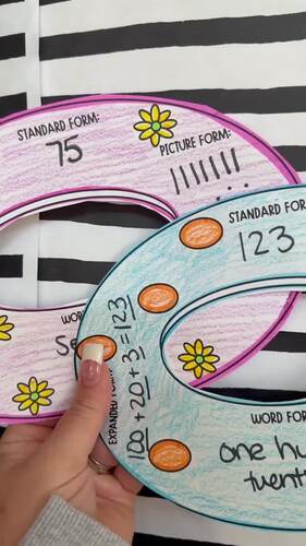 Summer Math Place Value Crafts by The Teaching Diva Corner | TPT