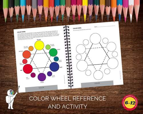 Element of Color & Art Mini Lessons - Color Scheme Worksheets | TPT