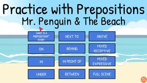 Summer Prepositions Practice Digital & Interactive No-Prep Google Slides