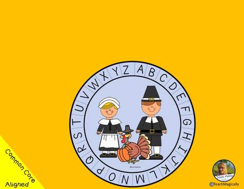 Thanksgiving Fall Turkey Letter Sounds and Letter Recognition Phonemic ...