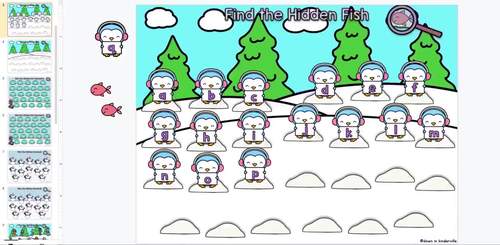 Digital Hidden Object Literacy Game- Winter Distance Learning | TPT