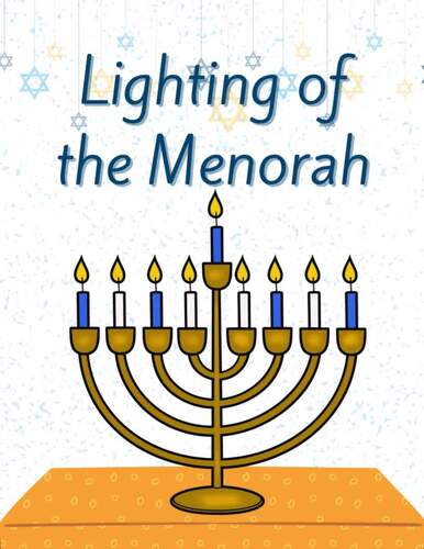 Hanukkah Menorah Craft | Printable DIY Craft for Kids | Hanukkah Story ...