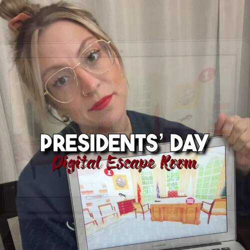 Presidents' Day Digital Escape Room by Chomping at the Lit | TPT