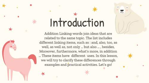 Expressing addition in ESL (Integrated Practice) by ESL for Spanish ...