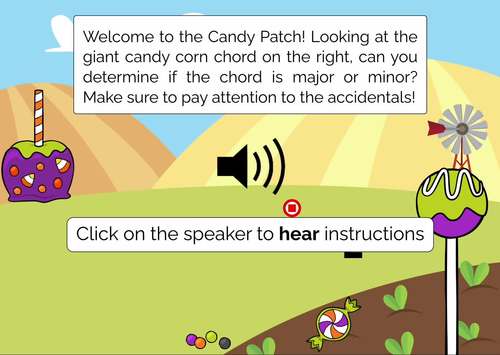 Major or Minor Chord Halloween Music Game by Creative Teaching Lab