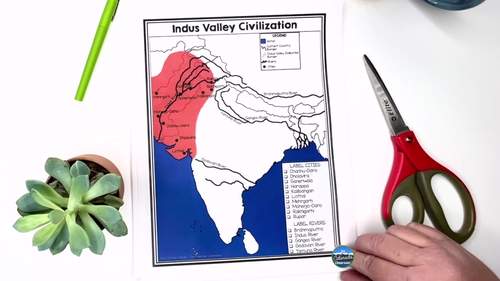 Ancient India Indus River Valley Civilization | Print and DIGITAL