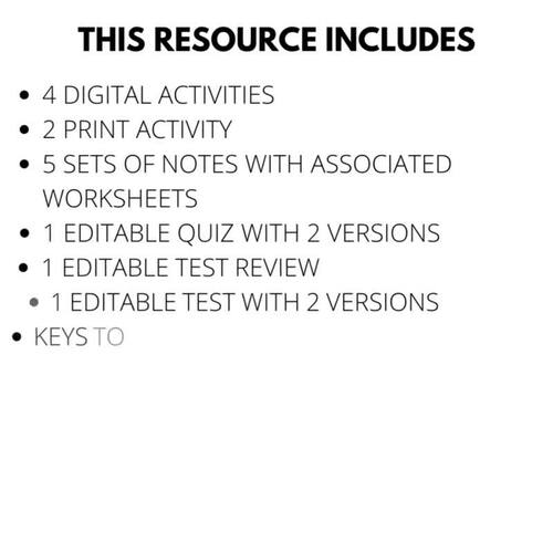 Law of Sines & Law of Cosines Unit Bundle by Sun Sine | TPT