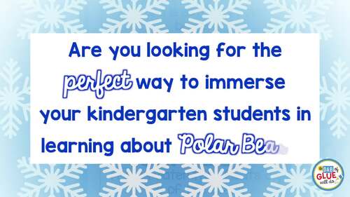 Polar Bears Unit: Polar Bear Crafts, Activities, Worksheets: Winter ...