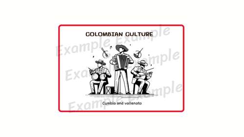 Colombia Country Study+Coloring+EX Activities by OnlineLearningKid