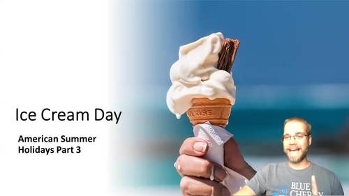 National Ice Cream Day ESL Lesson & Activities: Sequencing, Reading ...
