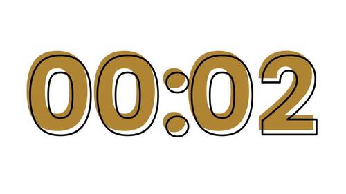 30 BOHO RAINBOW Video Countdown Timers - For PowerPoint, Slides, Keynote