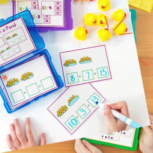 First Grade Math Task Cards: The BUNDLE (growing!) by Susan Jones