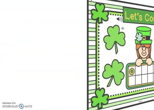 Boom Cards™ St. Patrick's Day Counting to 20 by Leigh's Library | TPT