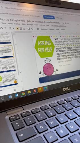 Remote Learning Skills for Success | Asking for Help by Coconut Counselor