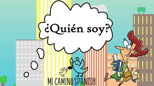 ¿Quién Soy? (Professions Spanish Guessing Game with Animation!) | TPT