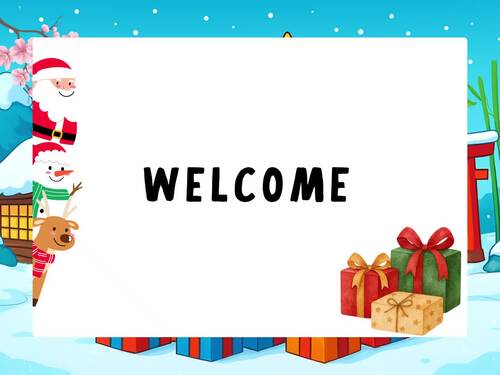 Holidays Around the World Christmas in Japan PowerPoint Slides for K ...