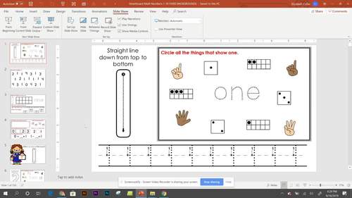 Smart Board Kindergarten Math: Numbers 1-30 by The Kinderhearted Classroom